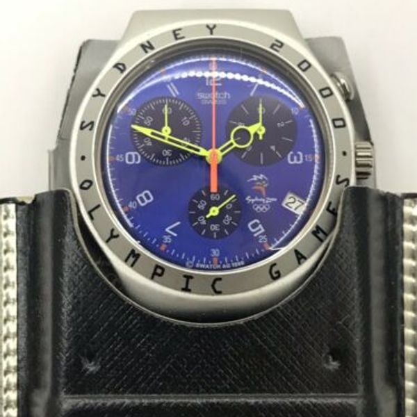 Swatch Irony - Sydney 2000 Olympic Games Chronograph Chrono Swiss Watch ...