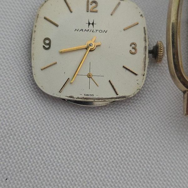 vintage Hamilton 10K rolled gold bezel watch WORKS! | WatchCharts ...