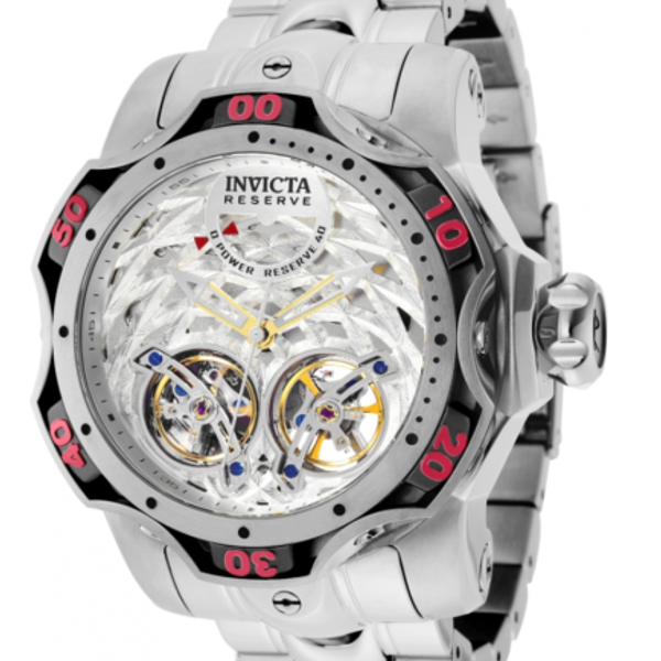 Invicta Reserve Venom Men's 52mm Double Open Heart Automatic Watch ...