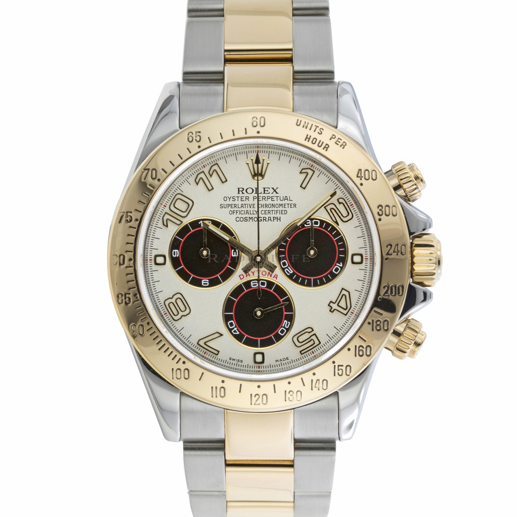 FS- Rolex 116523 F Cosmograph Daytona Panda Arabic Racing Dial with Box ...