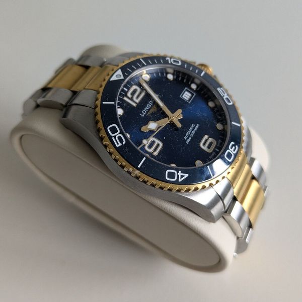 Longines Hydroconquest 41mm S & G Auto Blue dial ceramic bezel. New in ...