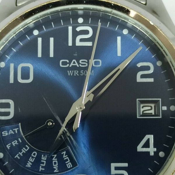 Casio 5337 MTP-1369P Men's CLASSY Stainless Steel Watch WITH BOX ...