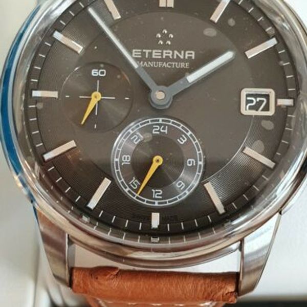 New Eterna Adventic GMT Automatic Swiss Watch RRP £2850 Box & Papers ...
