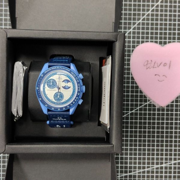 Swatch #Moons watch MISSION TO THE SUPER BLUE MOON PHASE | WatchCharts ...