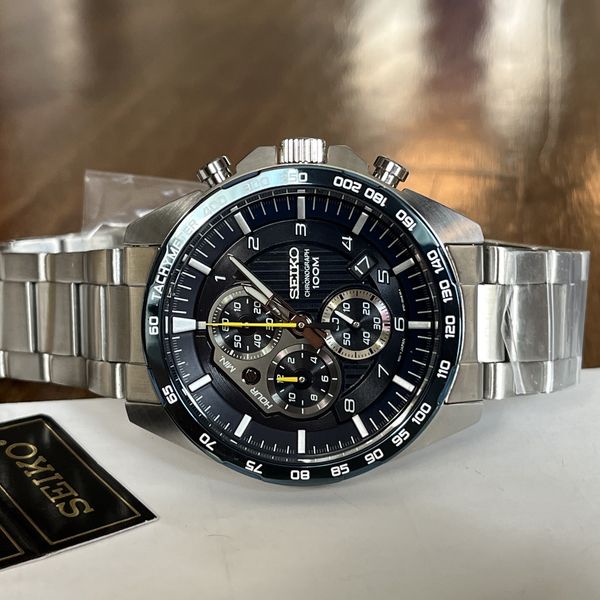 SEIKO Stainless Steel ESSENTIALS Chronograph Men's Watch - SSB321 MSRP ...