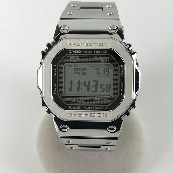 [Used] CASIO G-SHOCK / Solar watch / Digital / Stainless steel / SLV ...
