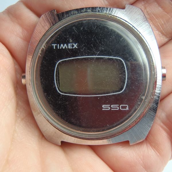 Vintage Timex Menâ s SSQ LCD Watch Not Running | WatchCharts Marketplace
