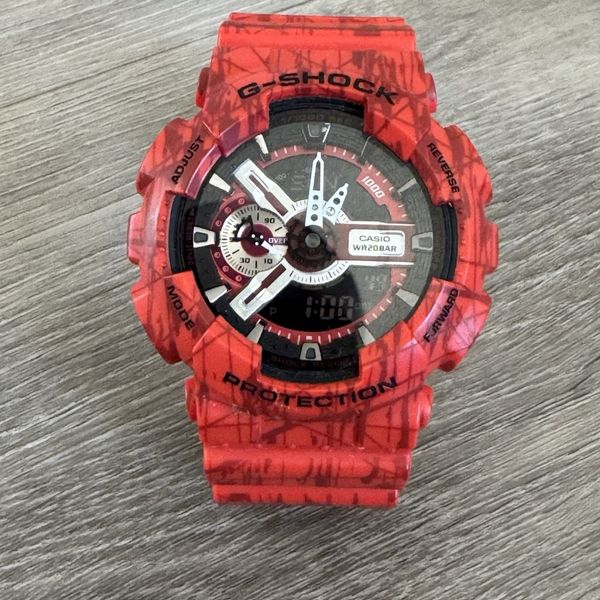 CASIO G-Shock (5146) GA-110SL Men's ANALOG-DIGITAL Watch - w/ NEW ...