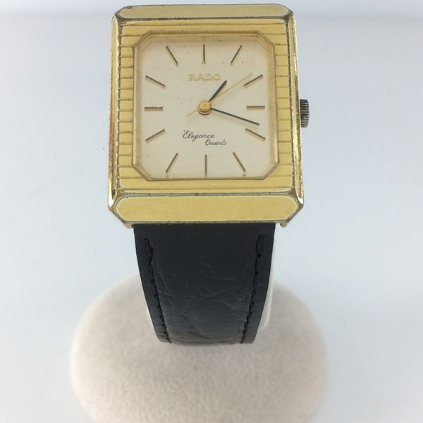 [Used] RADO K1170172 / Watch / Analog / Leather / WHT / BLK / Quartz ...