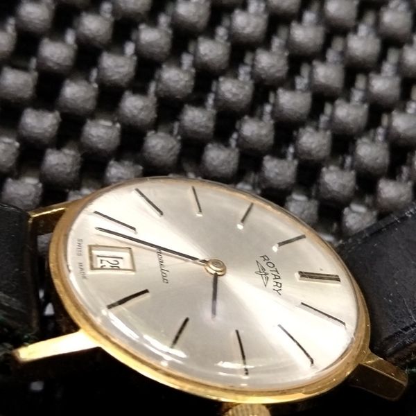Vintage Rotary 17 Jewels Gold Plated Incabloc Watch , Working ...