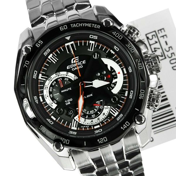 CASIO EDIFICE MEN'S EF-550D-1AV SPORT CHRONOGRAPH WATCH | WatchCharts ...