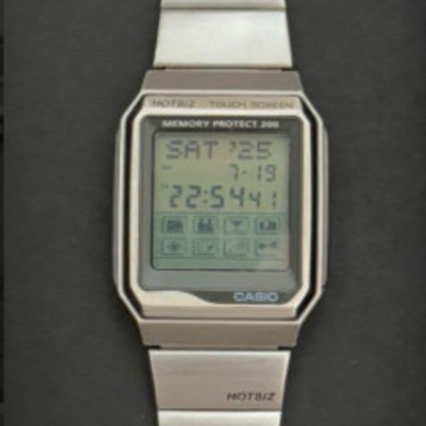 Auth CASIO HOTBIZ VDB-2000 Touchscreen Data Bank Watch | WatchCharts ...