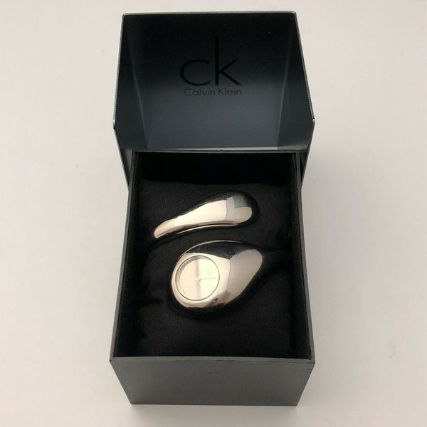 Calvin Klein Ladies Bangle Snake Watch K5423100 Boxed 28006 CP ...