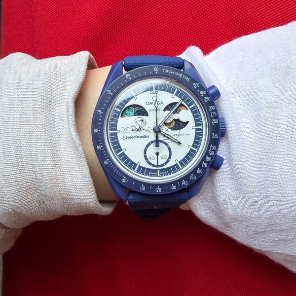 Omega x Swatch MoonSwatch Mission to Earthphase Moonshine Gold Full Set ...