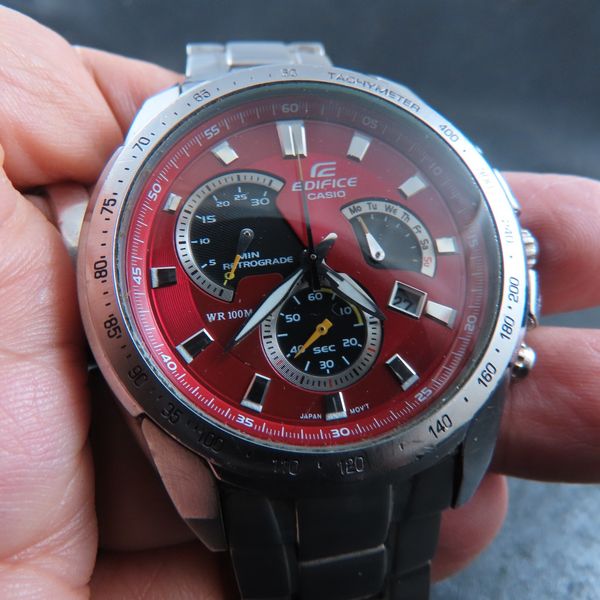 EF-521 Casio Edifice Chronograph Quartz Men Watch | WatchCharts Marketplace