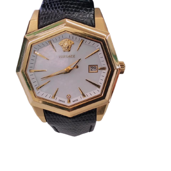 VERSACE Octagon Model No. 13Q Analog Quartz Gold | WatchCharts