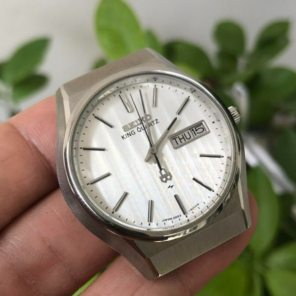 Vintage Seiko King Quartz 0853-8005 Line dial Hidden Function ...