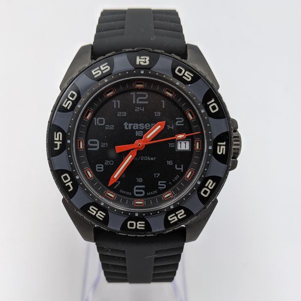Traser P49 Red Alert T100 Watch in Brand New Condition, Flawless never ...