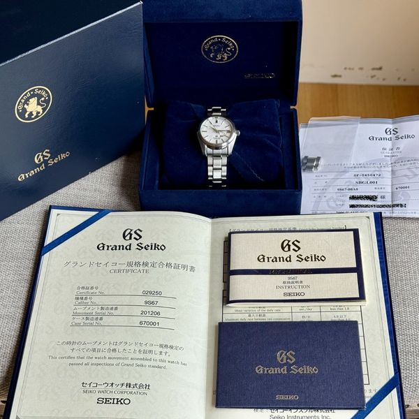 Grand Seiko SBGL001 - Full Set Rare Collector's Piece Mt. Iwate Dial ...