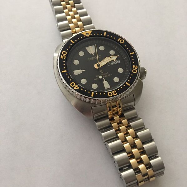 Seiko SRP775 Turtle w/ strapcode two tone jubilee | WatchCharts