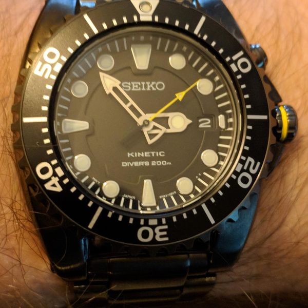 FSOT: Seiko SKA427 'BFK' Kinetic Diver - Gunmetal | WatchCharts