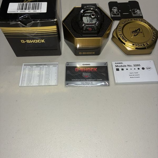 Casio G-Shock G8900S-1 Quartz Digital Black Resin - New With Tags ...