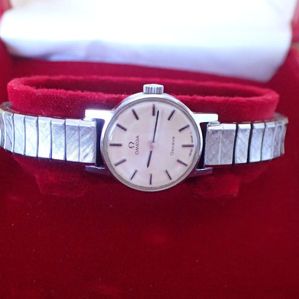 Box and Papers Vintage OMEGA Geneve Cal.485 Manual Silver Dial 1969 ...
