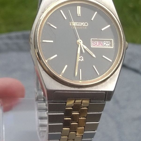 Seiko SQ Mens Vintage Quartz Watch 8223-7170 | WatchCharts Marketplace