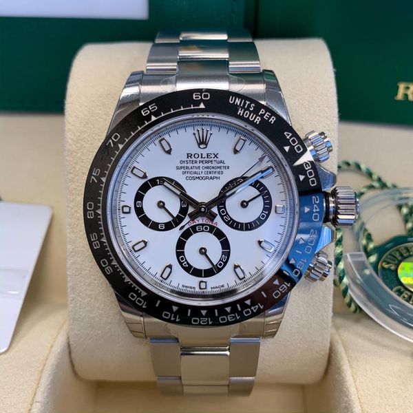 FS: Rolex Daytona 116500 White 04/19 BNIB Stickers Barcode Complete Set ...