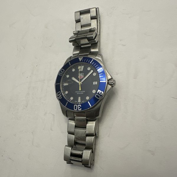 TAG Heuer Aquaracer Blue Men's Watch - Blue Face. | WatchCharts Marketplace