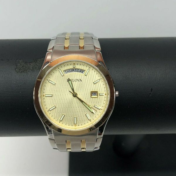 Bulova Two Tone Men's Watch Model 98C60 | WatchCharts Marketplace