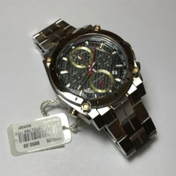Bulova 98B228 Precisionist Men's Chronograph Two-Tone Stainless Steel ...