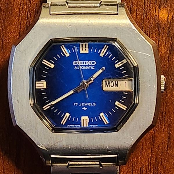 Rare Seiko Vintage Octagon Day/Date Analog Automatic Men's Watch ...