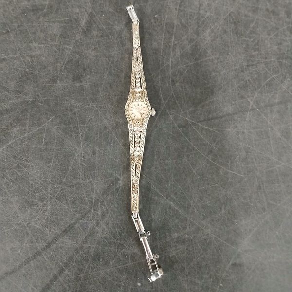 Rotary Ladies' Dress Watch Vintage c1960s Mechanical Swiss Marcasite ...