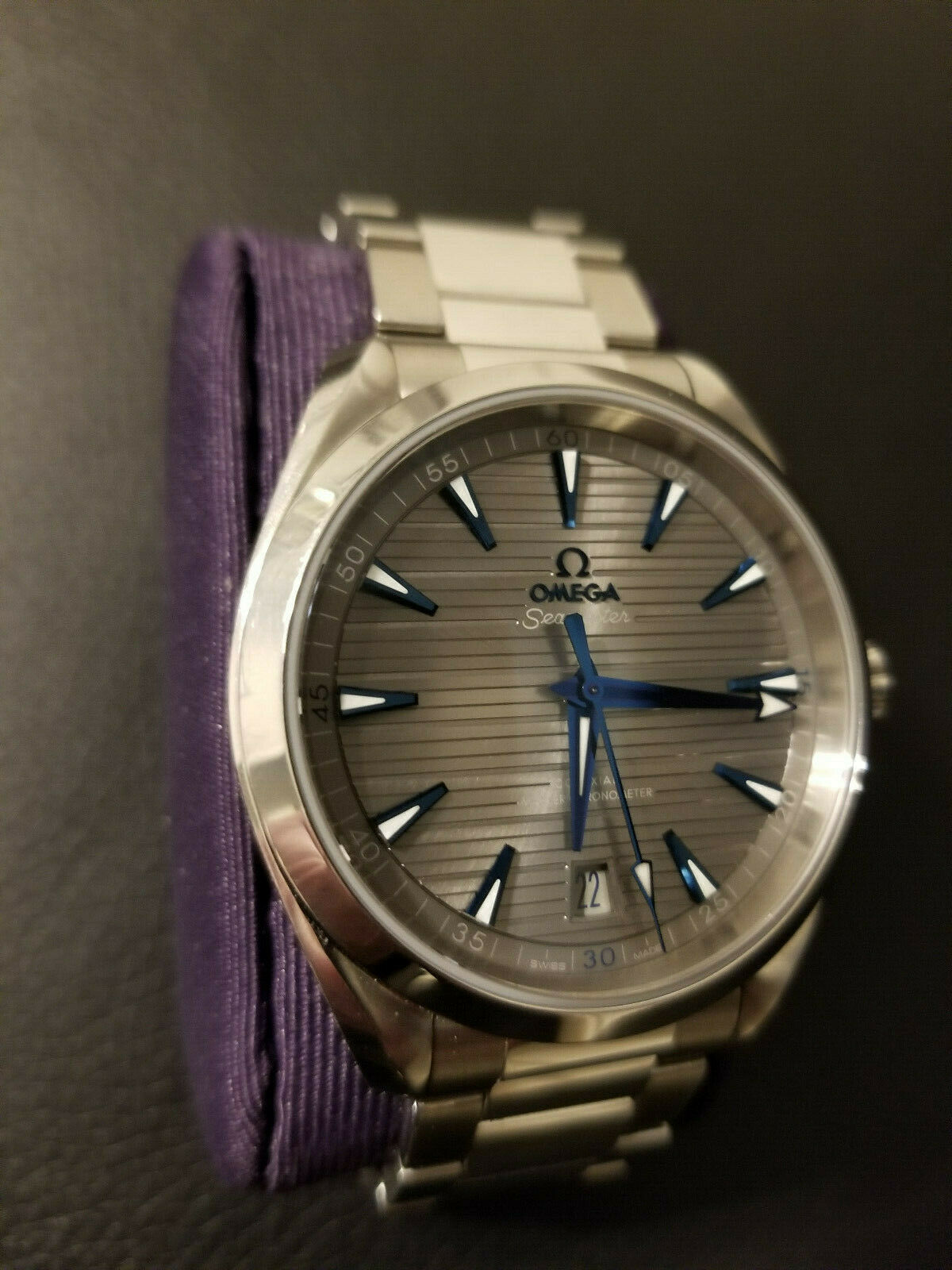 Omega Seamaster Aqua terra -New version-metal bracelet & rubber strap ...