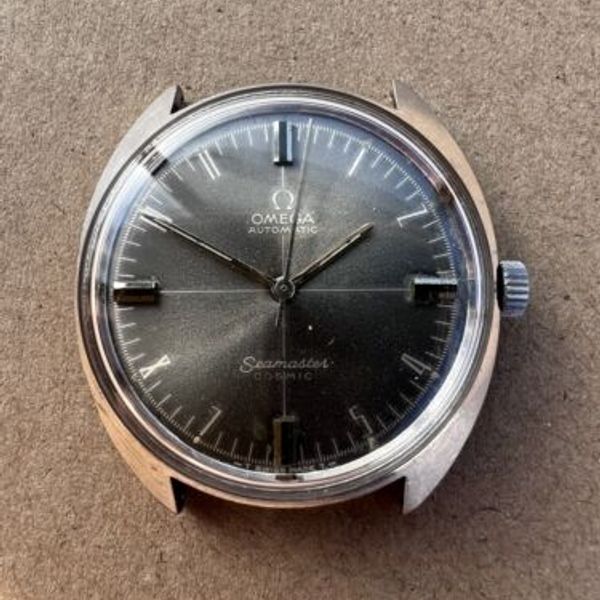 Omega Automatic Cal 552 Seamaster Cosmic Original Grey Dial Patina ...