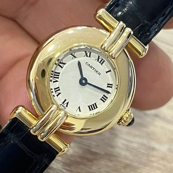 CARTIER COLLISE 18K SOLID YELLOW GOLD QUARTZ Cal. 81 WRIST WATCH FOR ...