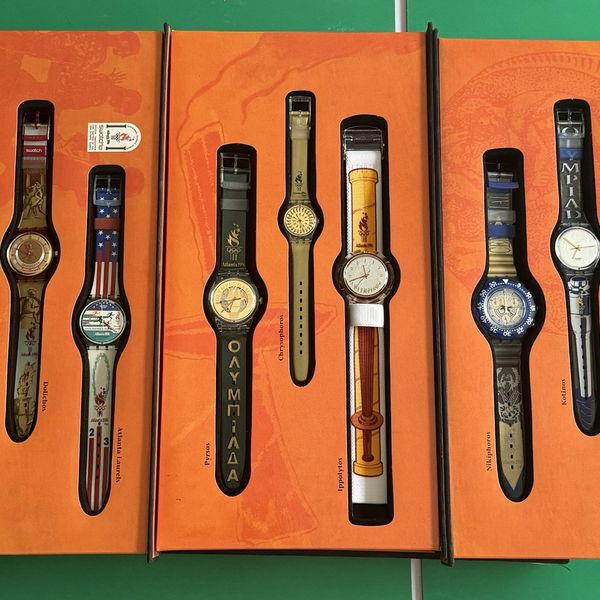 Swatch Centennial Olympic Games For Honour and Glory Swatch Watch ...