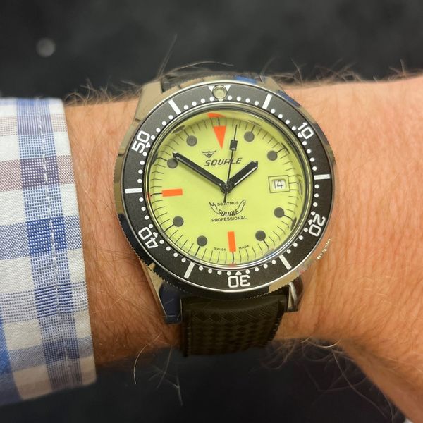 [WTS] Squale 1521 with fully lumed dial | WatchCharts Marketplace