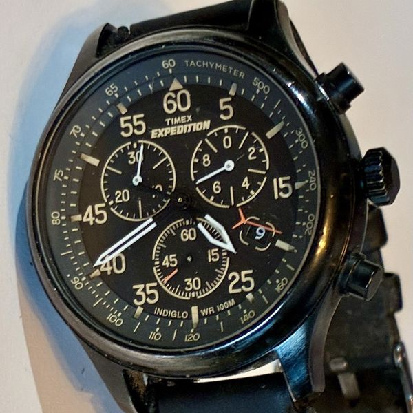 timex expedition indiglo wr 100m Mens Running Chronograph Mens Watch ...