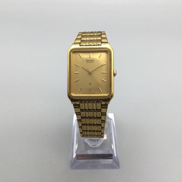 Vintage Seiko SX Watch Men V701-5J00 26mm Gold Tone BROKEN PARTS OR REPAIR | WatchCharts Marketplace