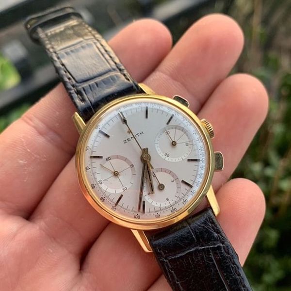 [WTS] Vintage Zenith Chronograph in Solid 18k Gold with the Cal. 146HP ...