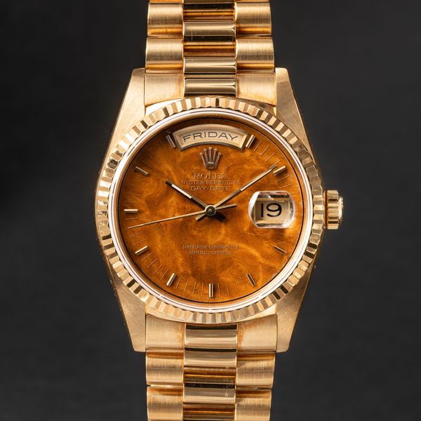 FS: 1990 Rolex Day-Date 18238 Birchwood Dial | WatchCharts Marketplace