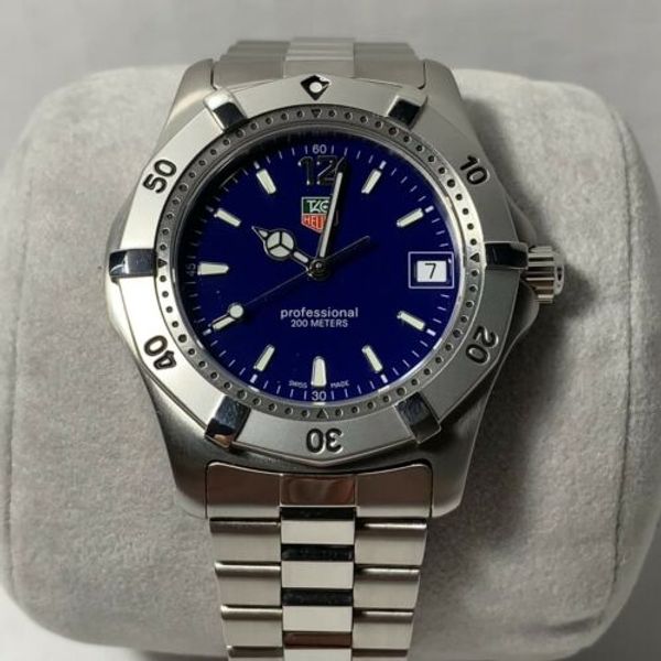 Tag Heuer Professional 2000 Series WK1113 - Blue Dial | WatchCharts ...