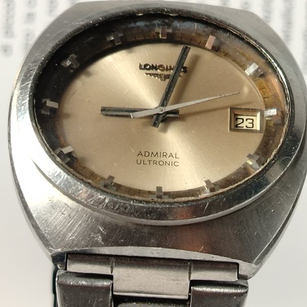 Vintage LONGINES Admiral Ultronic ref. 2338-1 Cal. 6312 | Da riparare ...