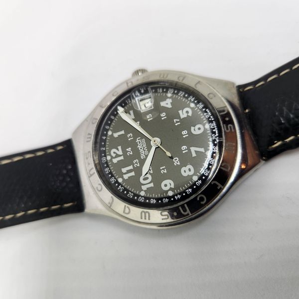 Swatch 1993 Steel Military Time Cyclops Date | WatchCharts Marketplace
