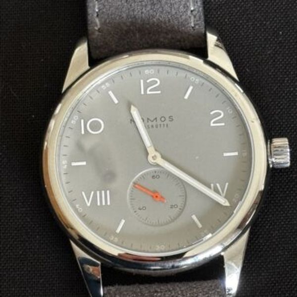 nomos club campus 38 38mm Absolute Grey | WatchCharts Marketplace