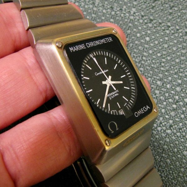 OMEGA MARINE CHRONOMETER 1516 CIRCA 1976 F2.4Mh RARE MEGAQUARTZ ...