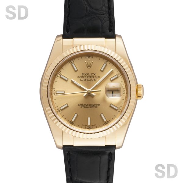 Rolex Datejust 116138 Champagne Used Mens | WatchCharts Marketplace