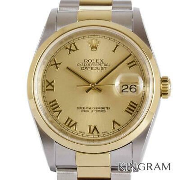 ROLEX Datejust 16203 No.P Exterior Finished Men's watch from Japan ...